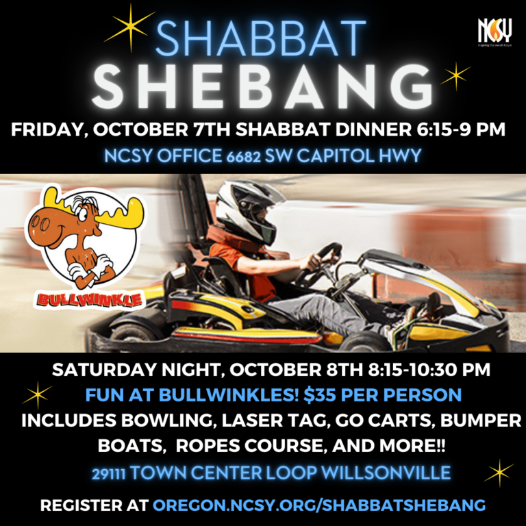 Shabbat Shebang | Oregon NCSY