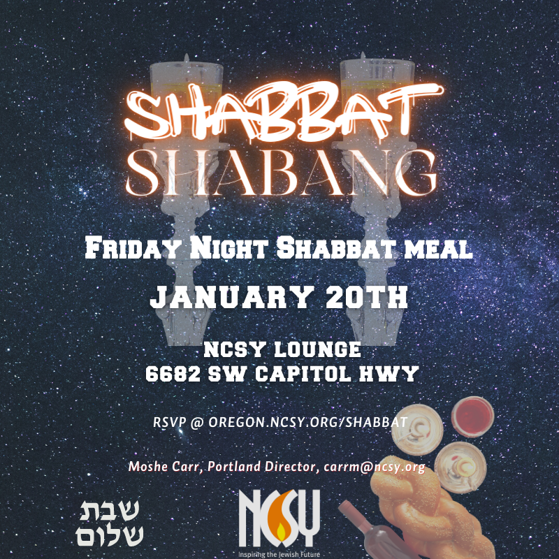 Shabbat Shabang | Oregon NCSY
